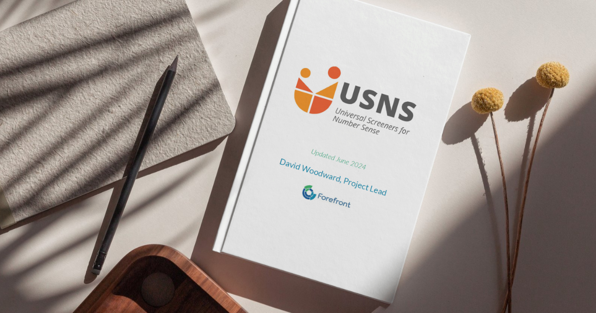 Forefront Education - USNS 2024 Updates